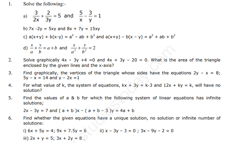 CBSE Class 10 Mathematics Question Bank Set A CBSE Class 10 Mathematics Question Bank Set A